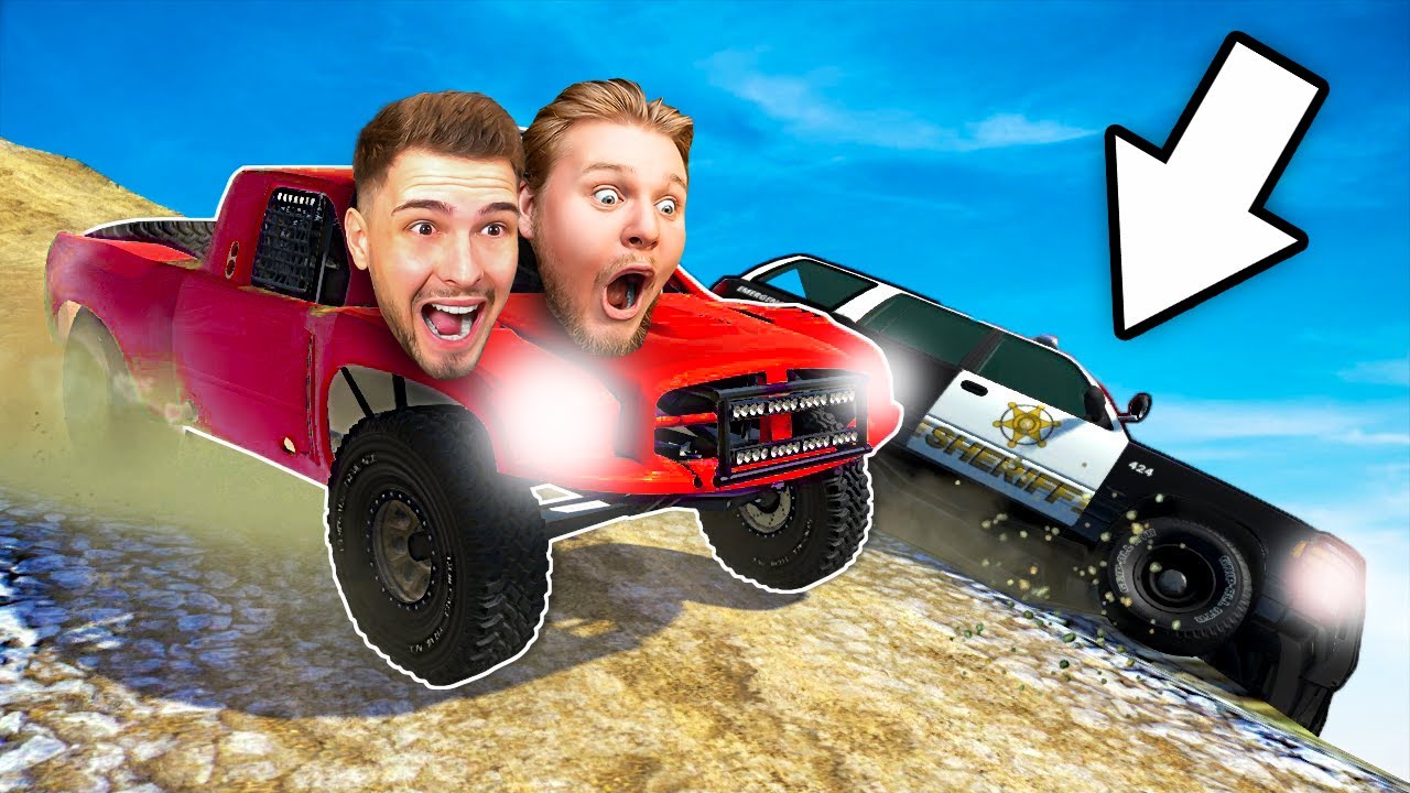 POLIZEI stürzt ABHANG RUNTER! (BemNG Mods mit @Brox) - YouTube