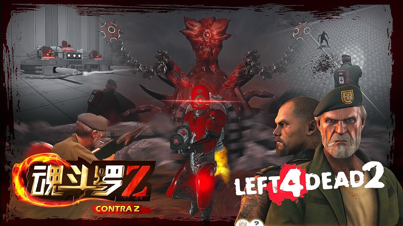 La Versión ARCADE De Left 4 Dead 2 INCREÍBLE!! | Contra Z L4D2 | - YouTube