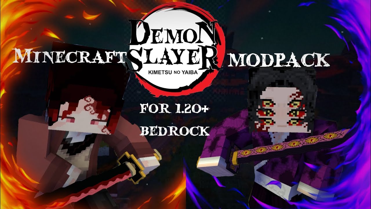 How to Download Demon Slayer Season 4 ModPack for 1.20 Bedrock edition ...