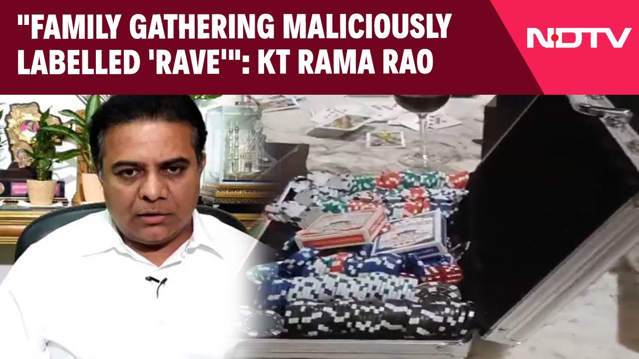 Telangana News | "Family Gathering Maliciously Labelled 'Rave'": KT ...