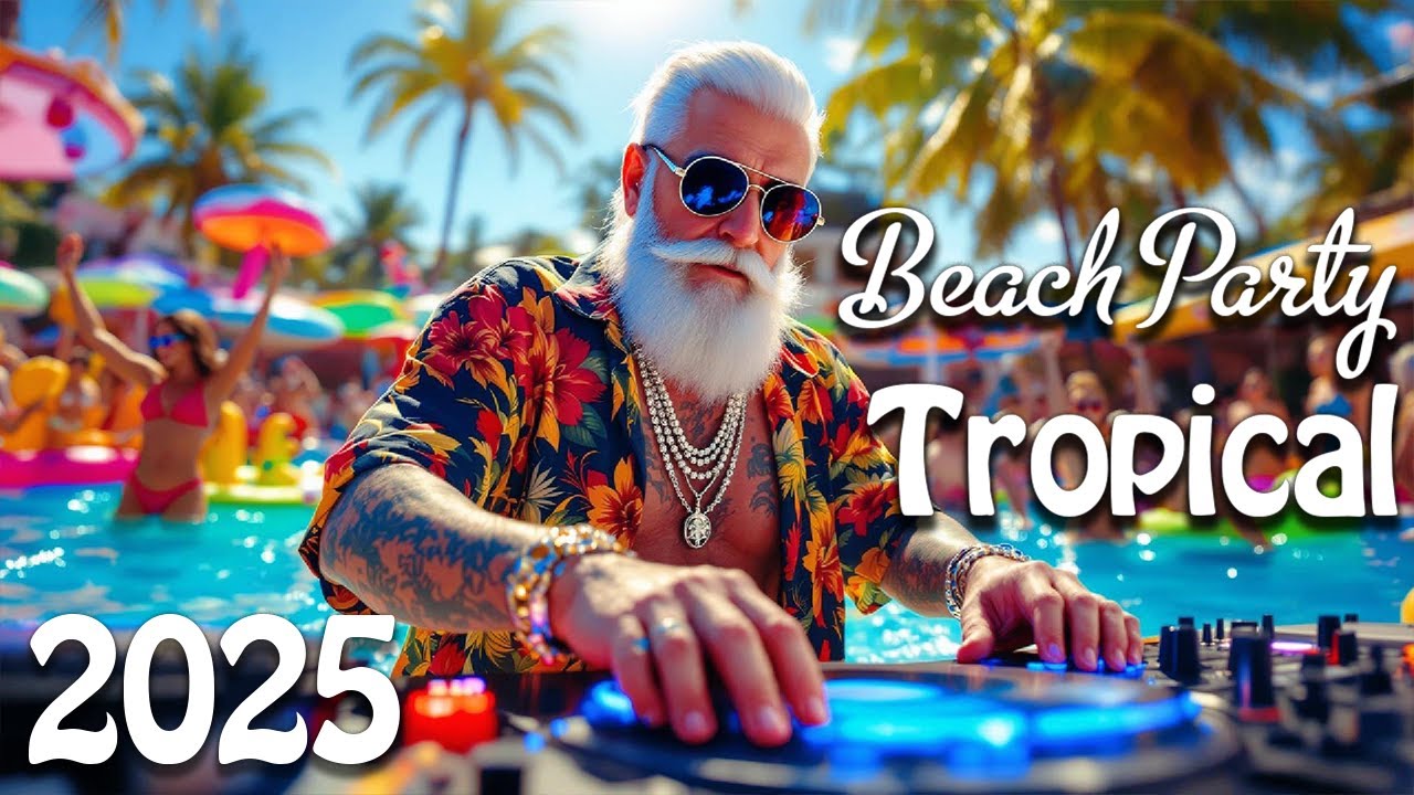 Beach Party Tropical ⛱️ DJ House - Tropical 🌊 Summer Vibes🔥Bruno Mars ...