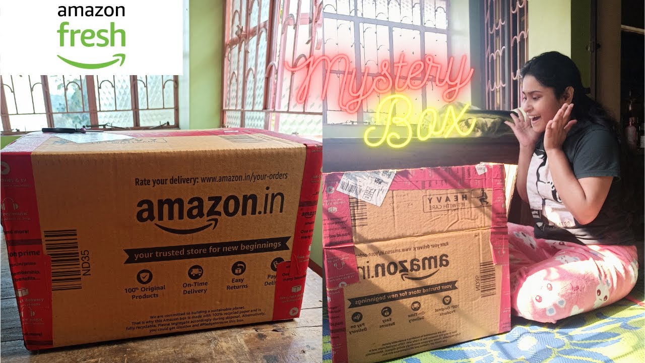 Hindi || Amazon Fresh Grocery Shopping, Unboxing & Delivery Review ...