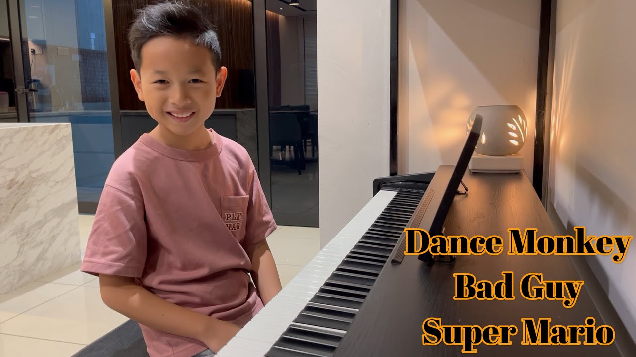 Dance Monkey + Bad Guy + Super Mario (Piano Cover) by ISAAC - YouTube