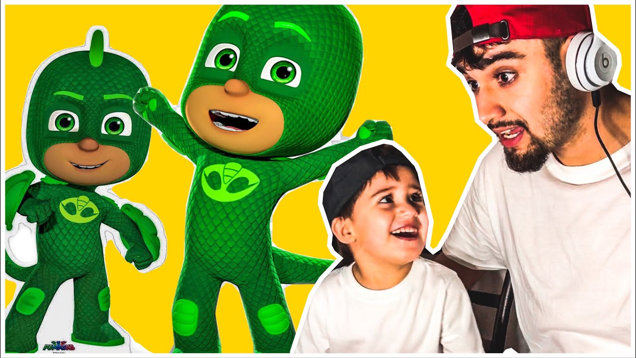 Dad & Son React To GEKKOS FUNNIEST MOMENTS! EP. 1 | PJ MASKS - YouTube