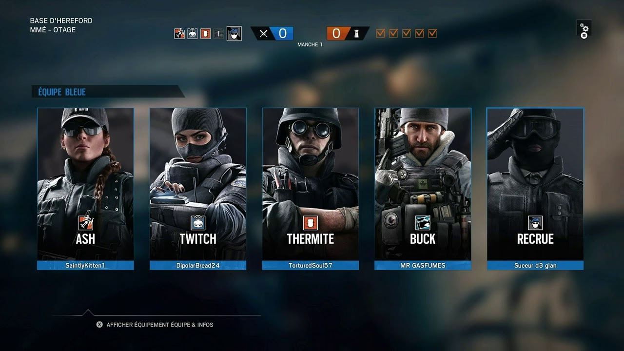 [R6] Full team knife in rank - YouTube