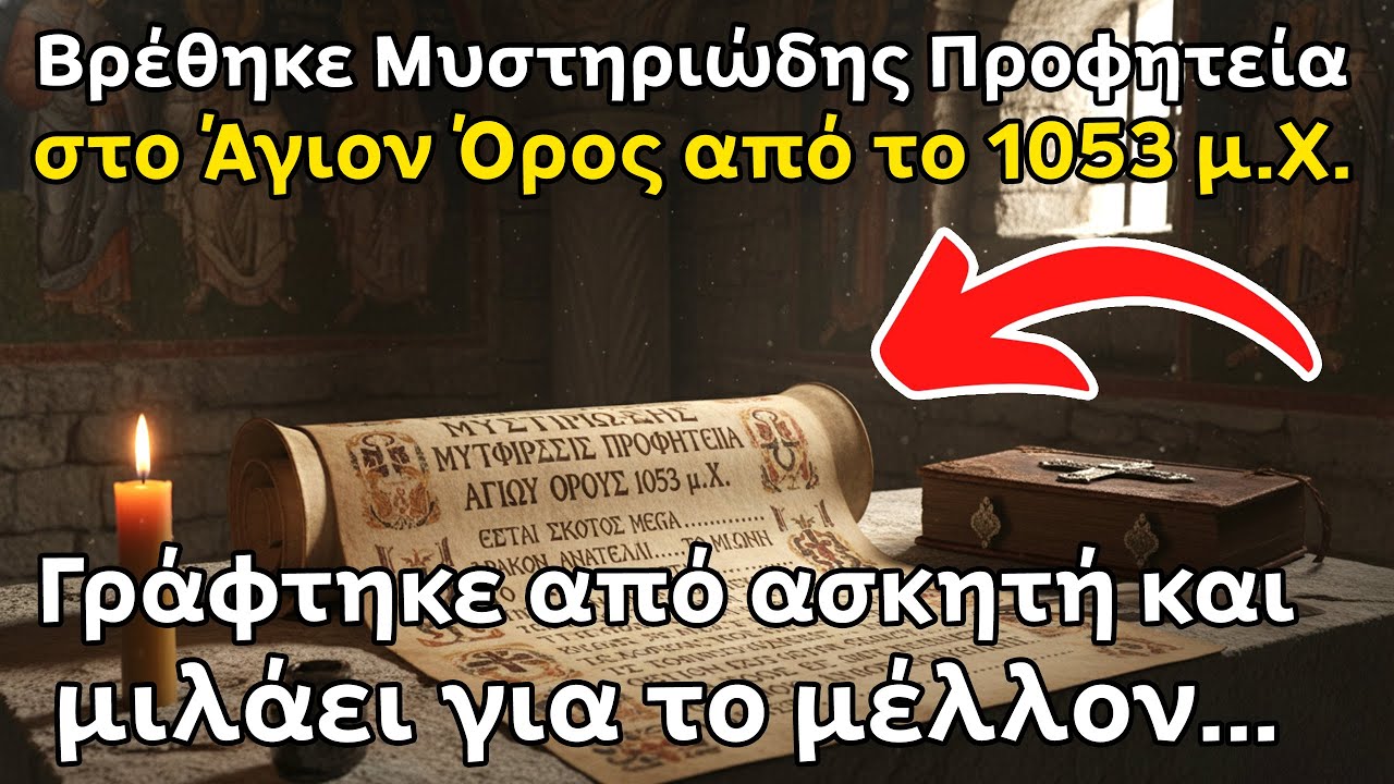 Βρέθηκε Μυστηριώδης Προφητεία. Την έγραψε ασκητής πριν 900 χρόνια ...