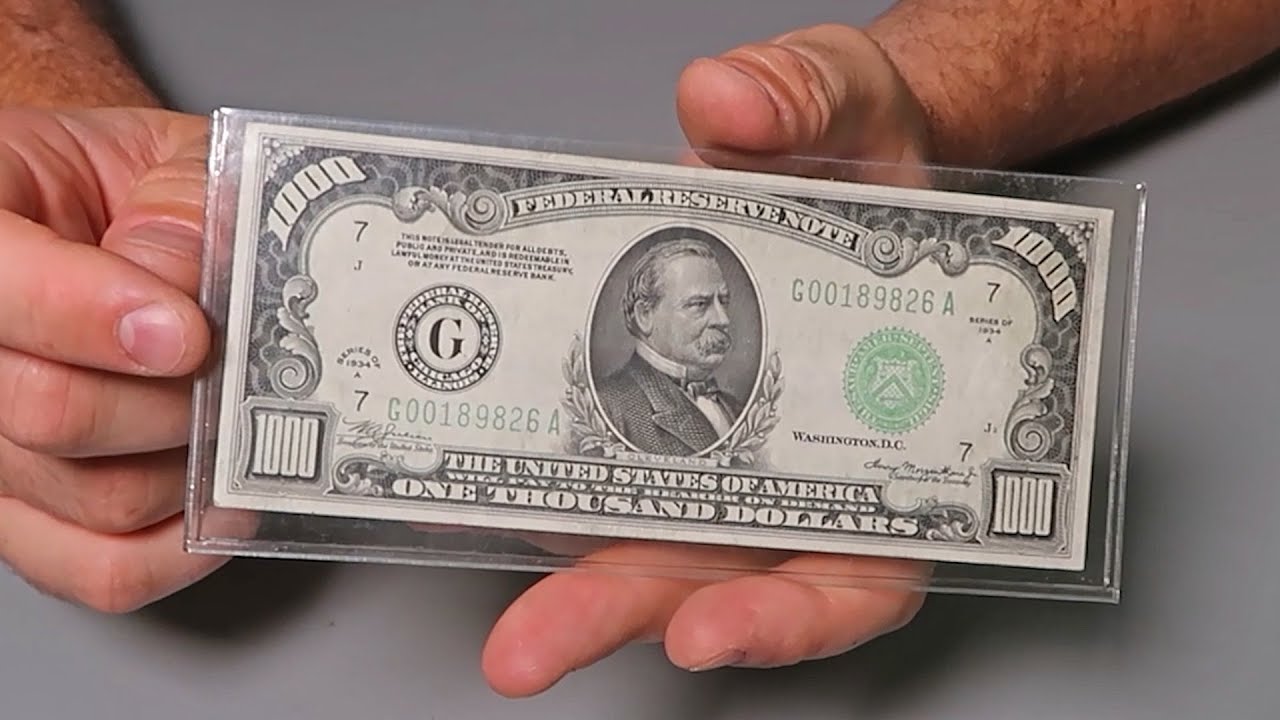 Real 1000 Dollar Bill