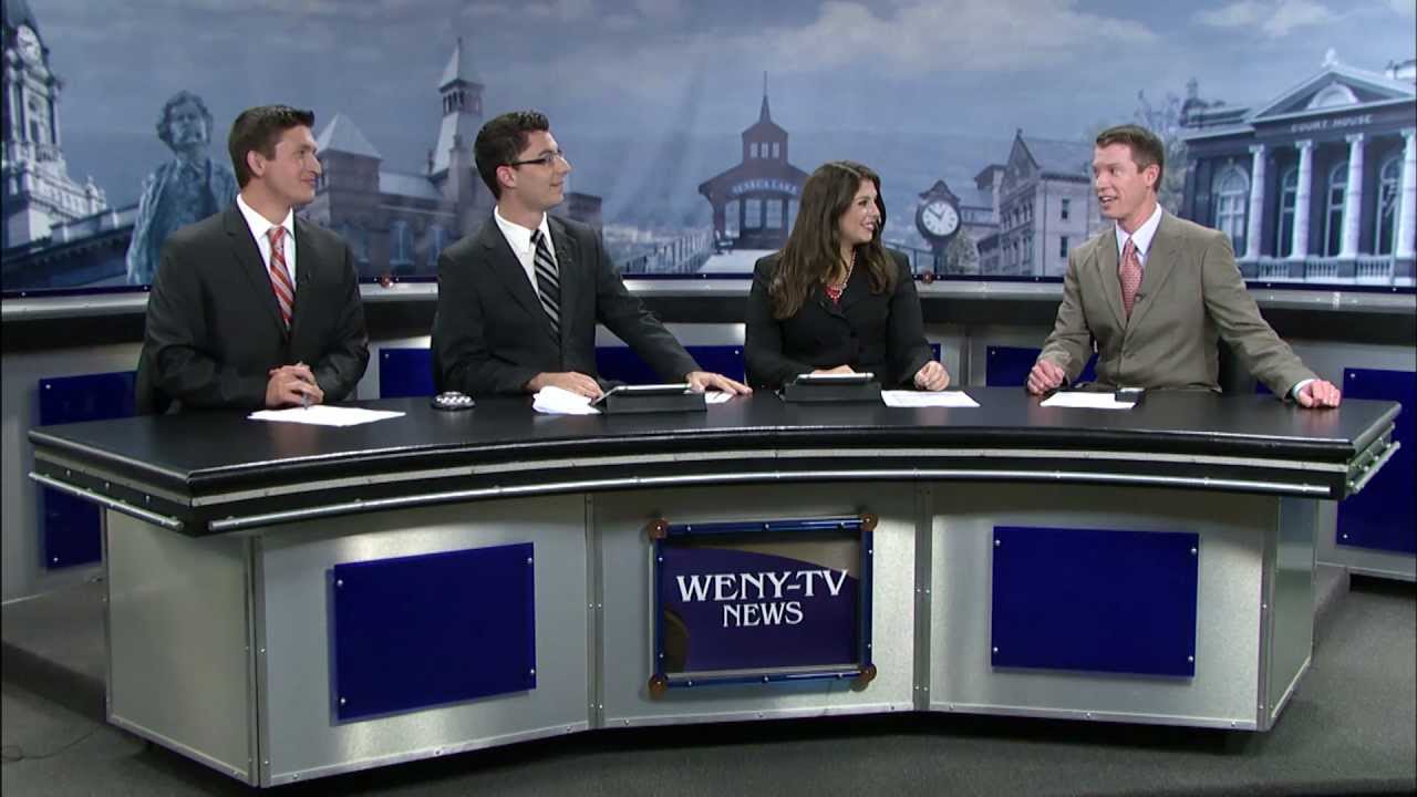 Halloween at WENY-TV News - YouTube