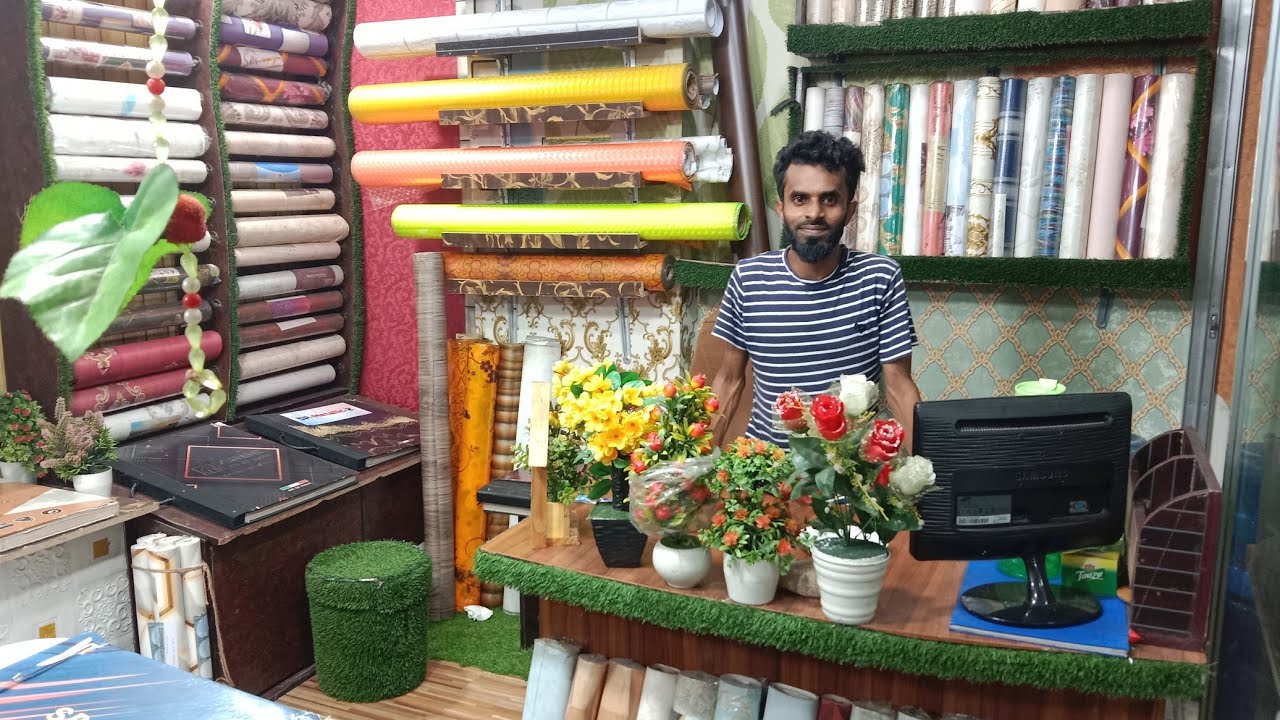 কম খরচ ওয়ালপেপার ইন্টেরিয়র করুন সিলেট মডান ওয়ালপেপার শোরুম থেকে wallpaper decor Sylhet modern ...