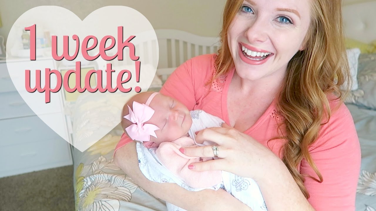 ADDELYN'S 1 WEEK UPDATE! - YouTube