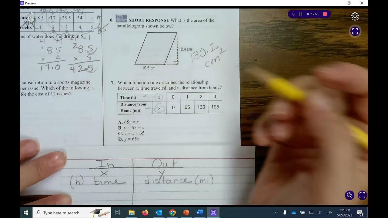 B Chapter 10 Grade 6 Math Test Study Guide Surface Area and Volume - YouTube