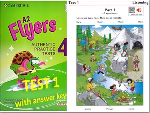 FLYERS AUTHENTIC 4 TEST 1 WITH ANSWER #english #learnenglish #flyers #hoctienganh #luyệnnghetiếnganh