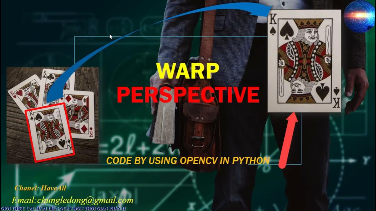 Hướng dẫn Tách hình đơn gian sử dụng OpenCV trong Python | WARP PERSPECTIVE - YouTube