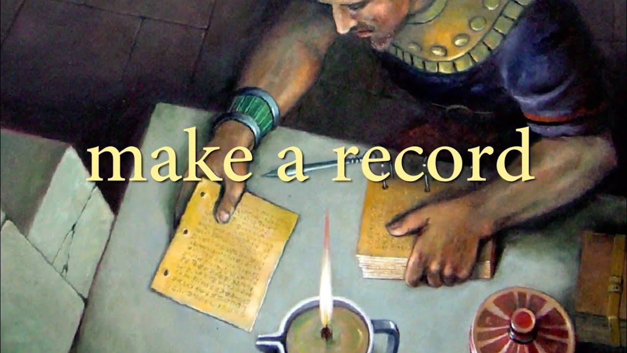 How is the Phrase "Make a Record" an Evidence for the Book of Mormon ...