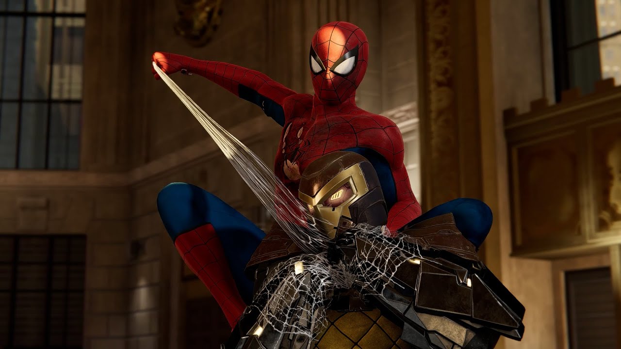Spider-Man stopped the bank robbers - YouTube