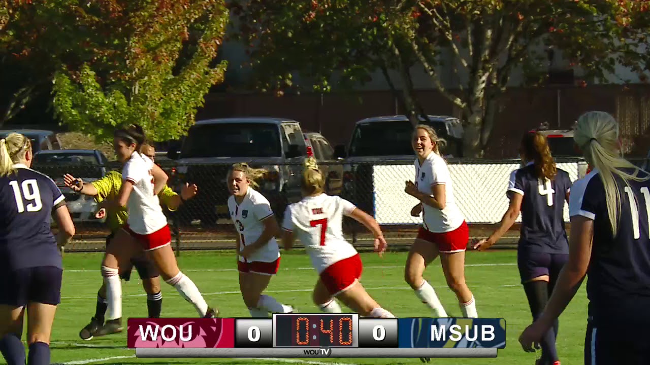WOU Soccer vs MSUB Game Winner 092018 - YouTube