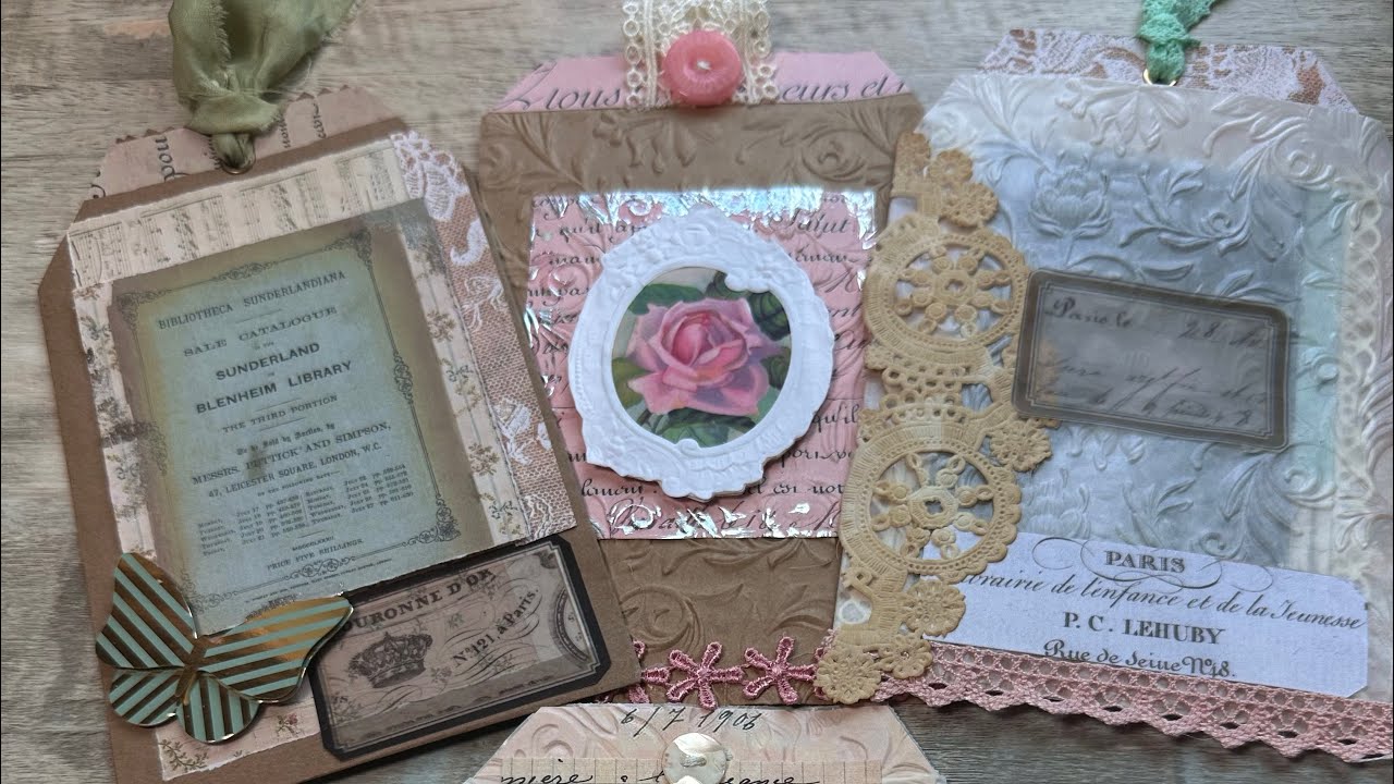 Tag 12 -prompt- Embossed paper bag tag - How to create a paper bag ...