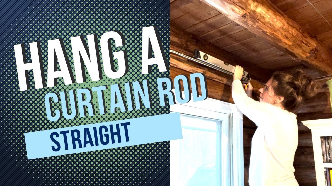 Achieve Perfectly Straight Curtain Rod Installation Every Time! - YouTube
