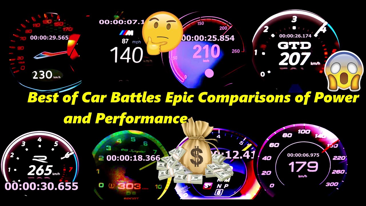 Best of Car Battles: Epic Comparisons of Power, Performance & E ...
