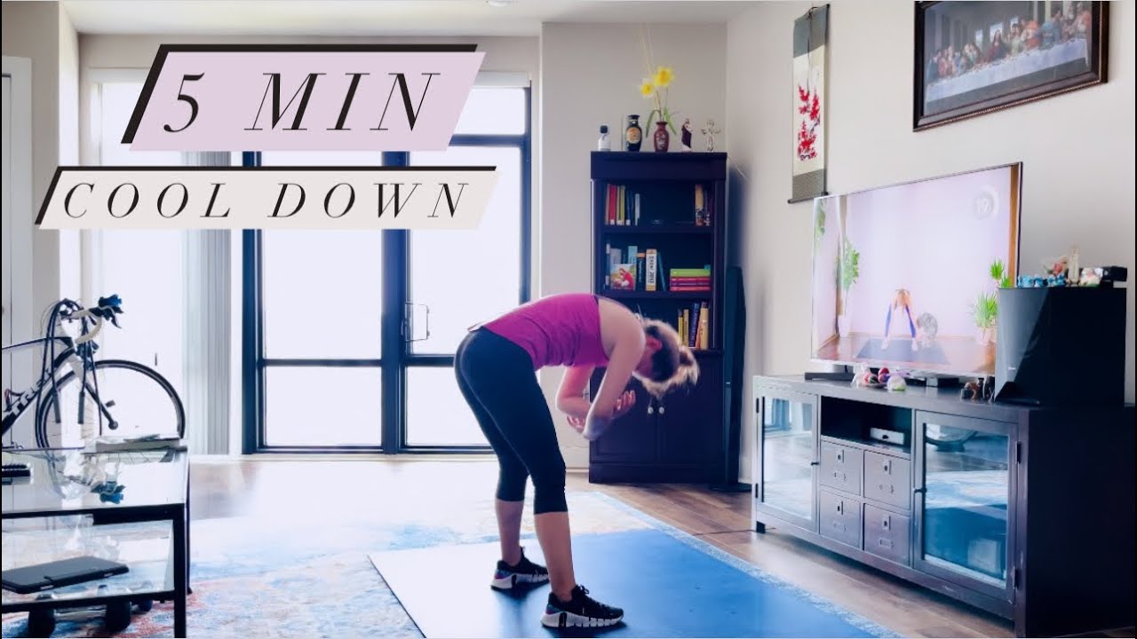 5 MIN FULL BODY STRETCH & COOL DOWN - YouTube