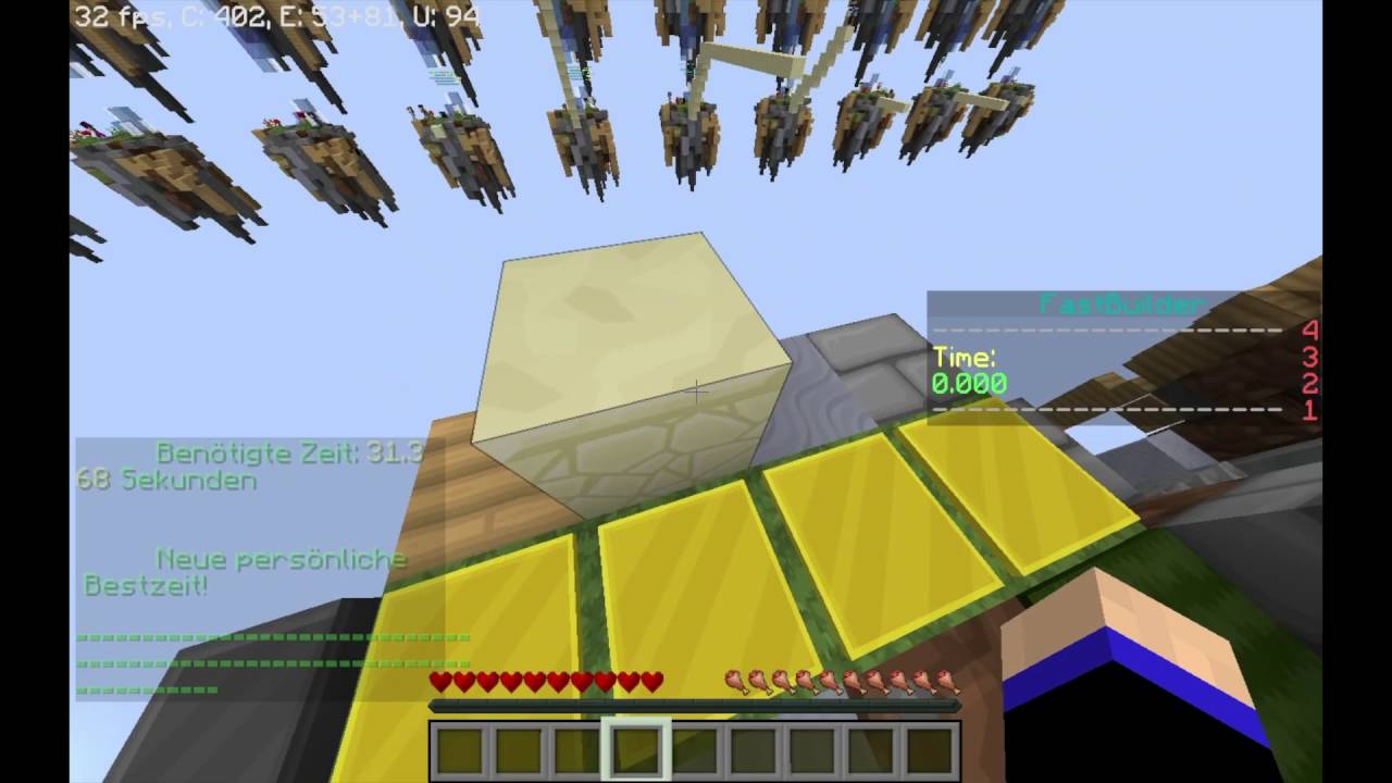 Minecraft Fastbuilder #1 - YouTube