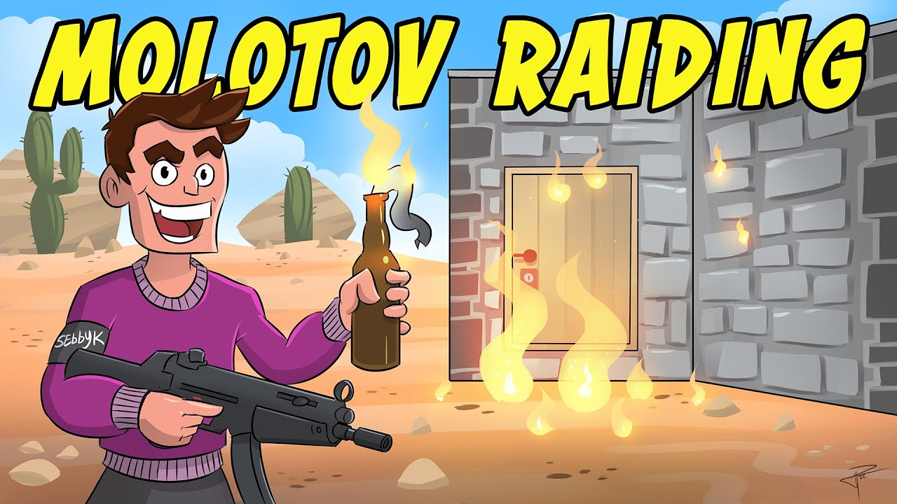 NO BASE WAS SAFE when I got the NEW MOLOTOV COCKTAIL in Rust.... - YouTube