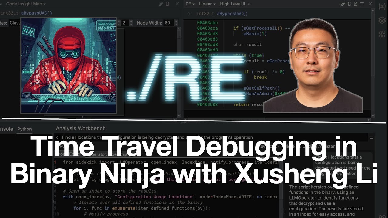 Time Travel Debugging in Binary Ninja with Xusheng Li - YouTube