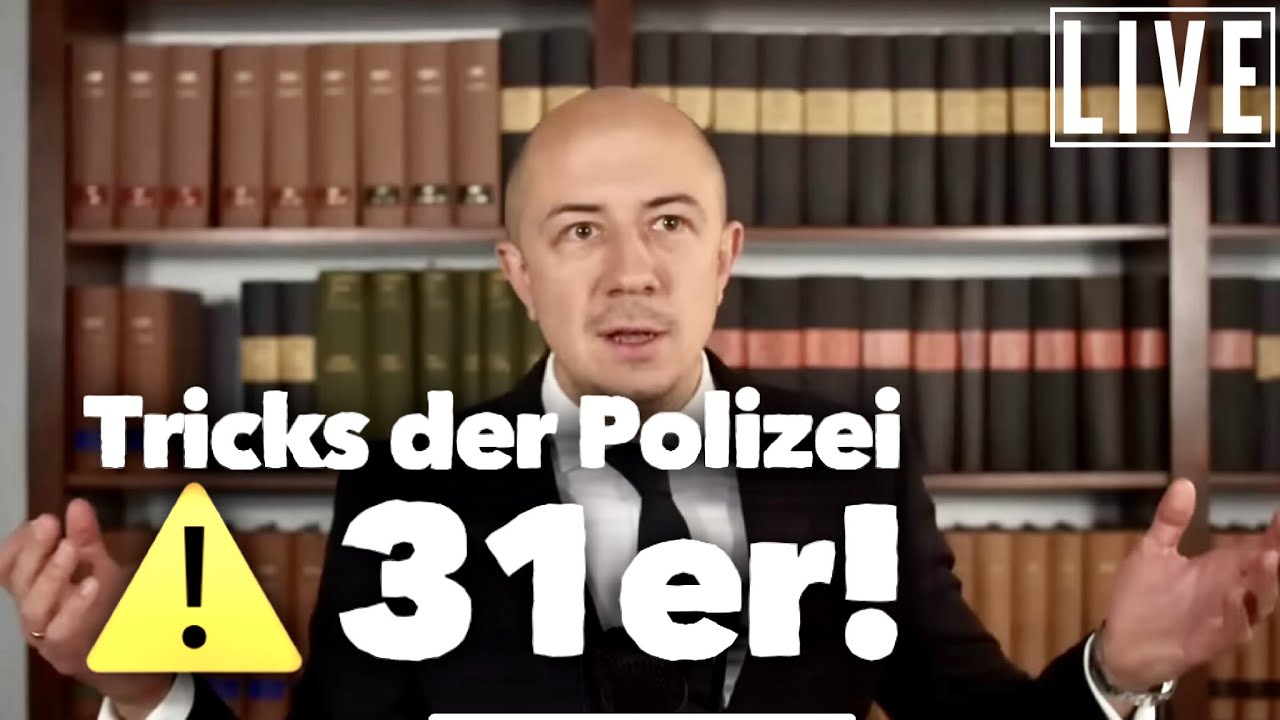 ⚠️ Warnung 31er - Tricks der Polizei - YouTube