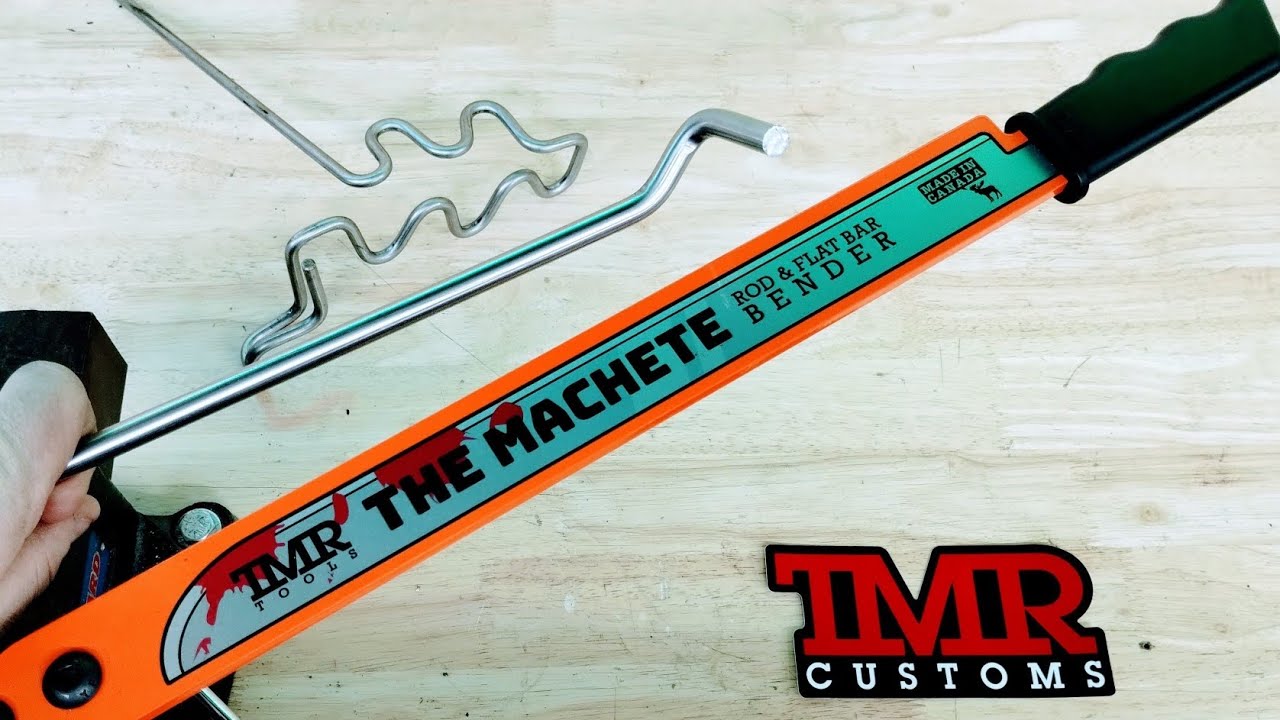 YOU NEED THIS TOOL - TMR MACHETE BENDER - HOW TO MAKE EXHAUST HANGERS ...