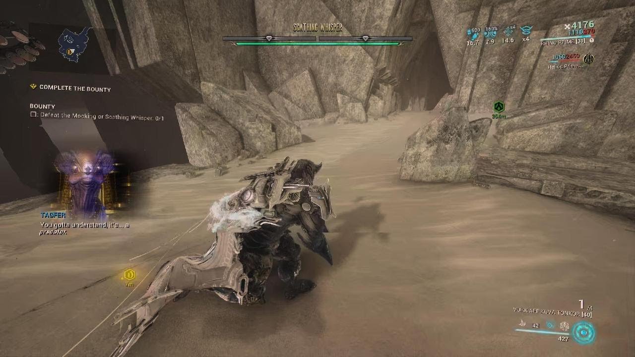 Warframe how to defeat mocking or scathing whisper - YouTube