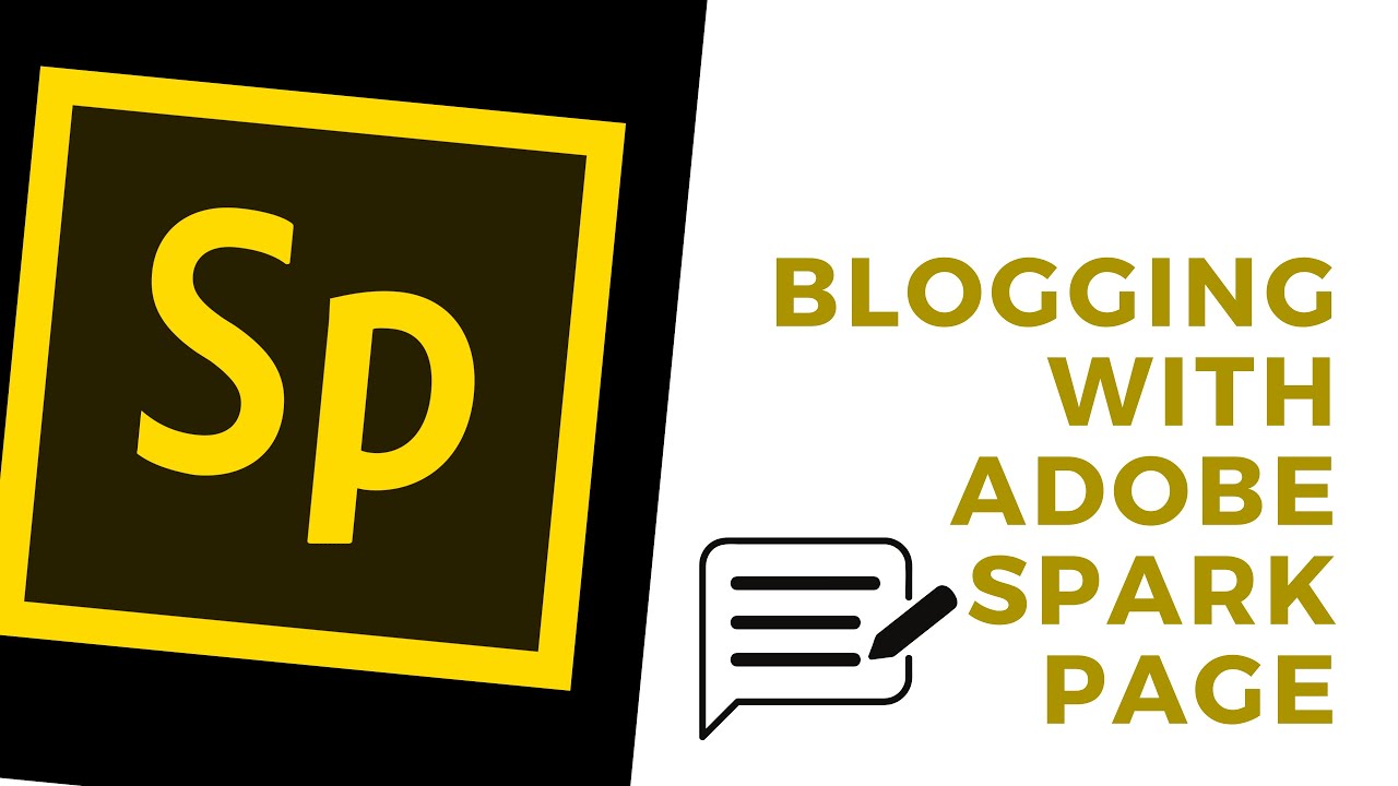Blogging with Adobe Spark Page - YouTube