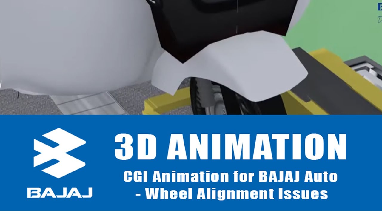 CGI Animation for BAJAJ Auto - Wheel Alignment Issues in Three-Wheeler ...