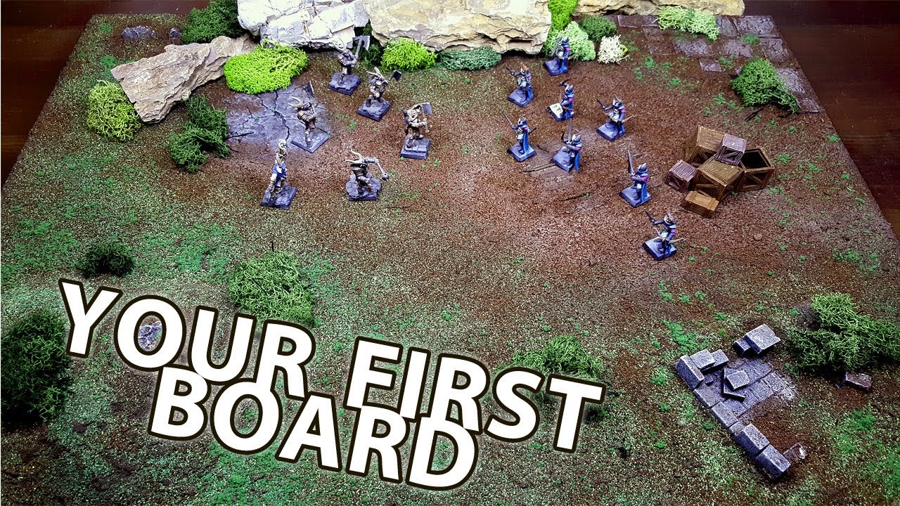 How to Build Your First Wargaming Board for Kill Team and Warcry - YouTube