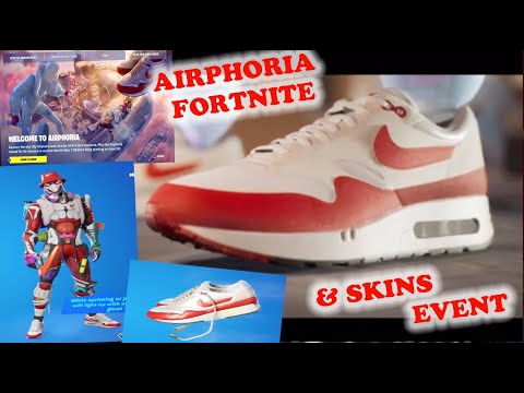 AIRPHORIA FORTNITE EVENT & AIR MAX SKINS REACTION!!! (PS4 Fortnite ...