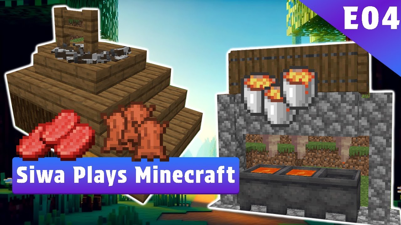 GRANJA de COMIDA para iniciar Minecraft SURVIVAL Java - Siwa Plays ...