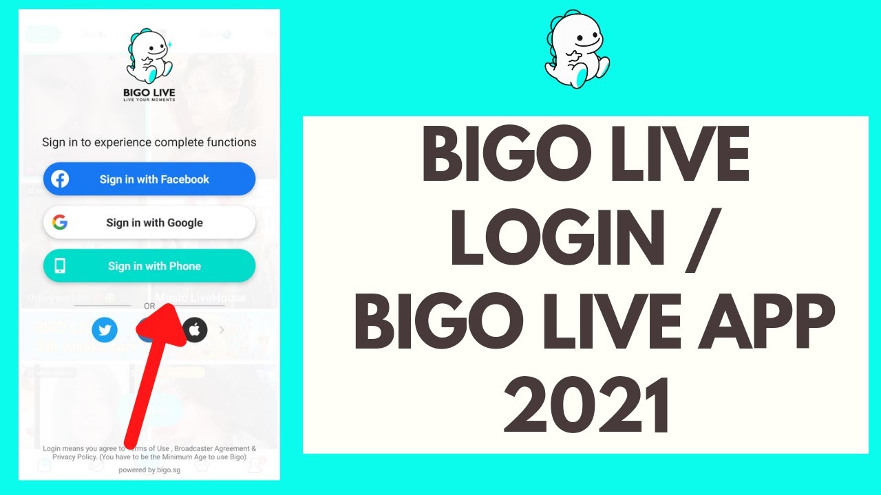Bigo Live Login | Bigo Live Sign in | Bigo Live App 2021 - YouTube