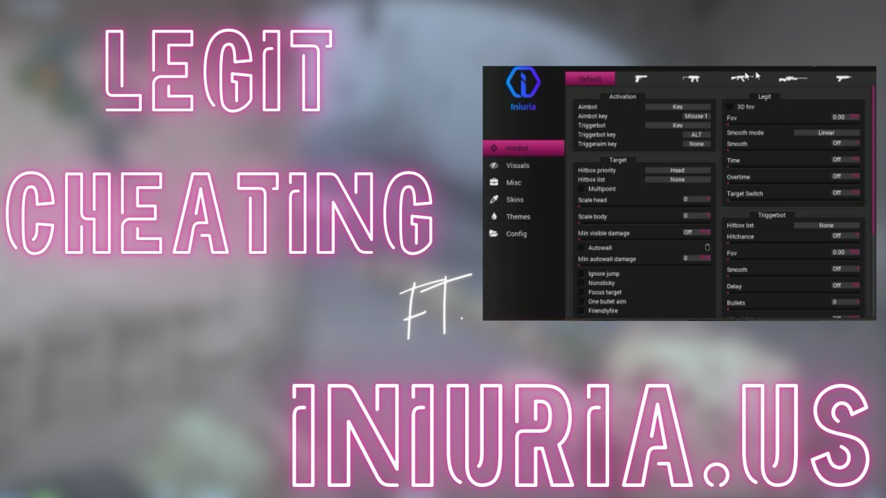 CS2 Legit Cheating ft. Iniuria.us FULL GAMEPLAY NO COMMENTARY - YouTube