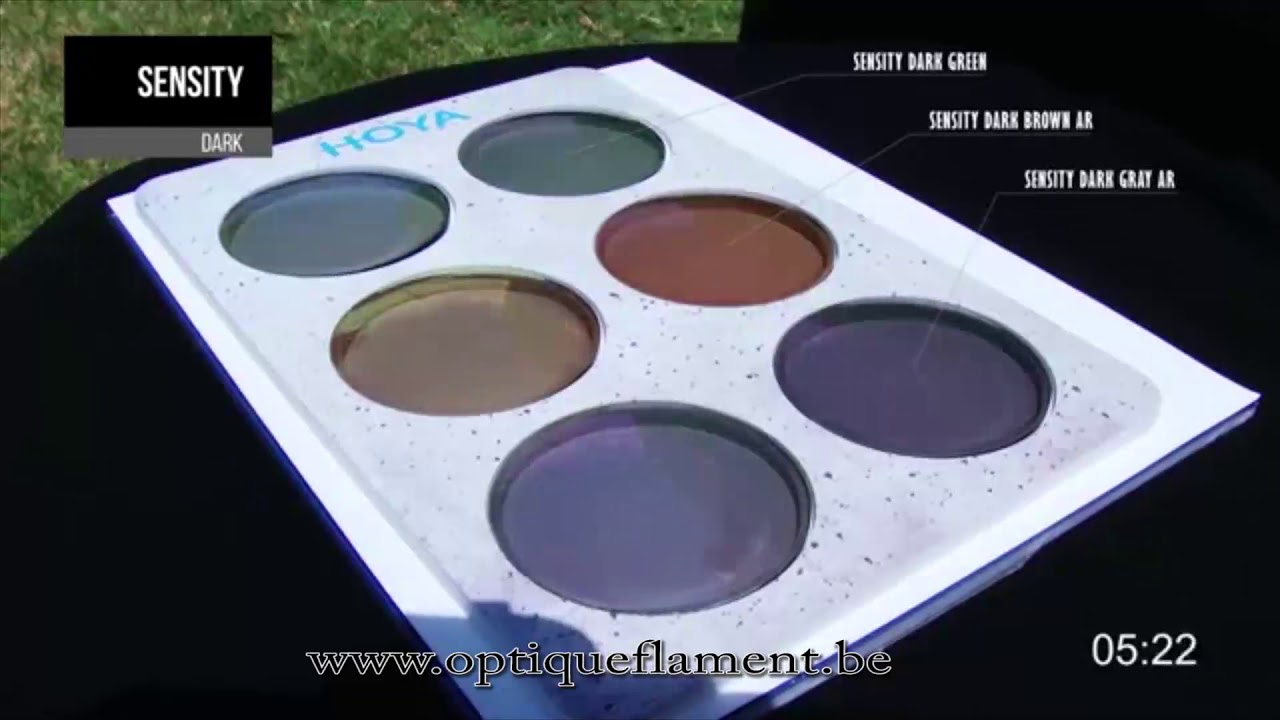 Verres Sensity Dark - YouTube