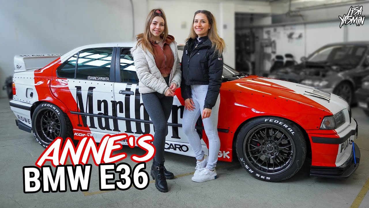 Anne zeigt mir ihren E36🔥 | Cargirls | Lisa Yasmin - YouTube