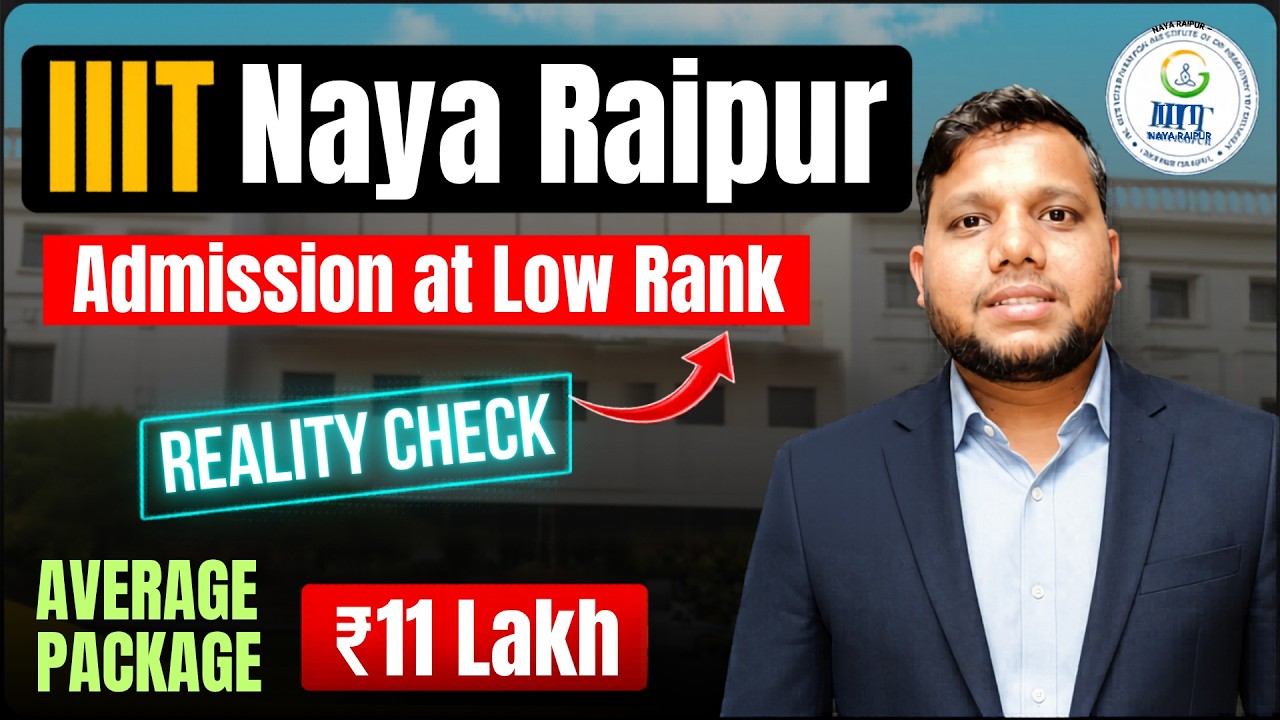 IIIT Naya Raipur Complete Review 2026 🔥 | Placements, Fees | 16.5 LPA ...
