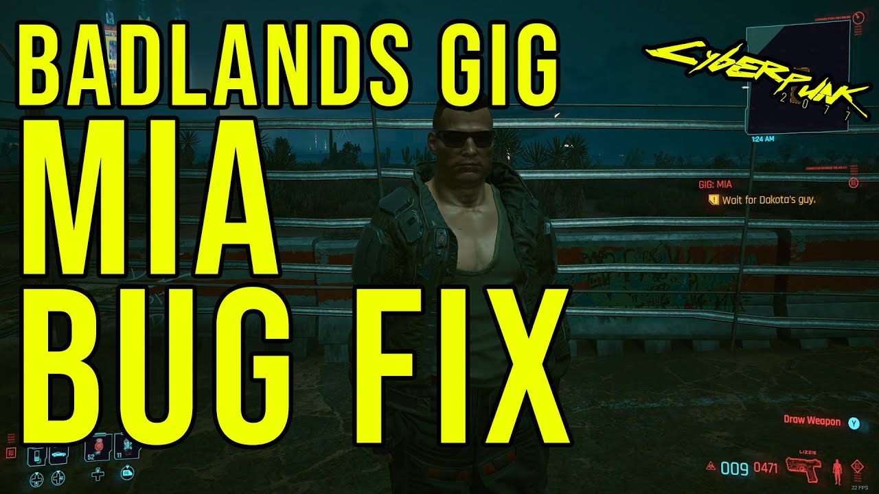 Cyberpunk 2077 - Gig Mia Bug Fix - YouTube