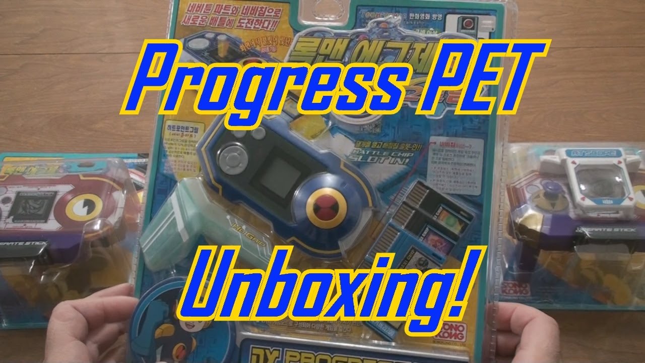 Rockman EXE Progress PET Unboxing - YouTube
