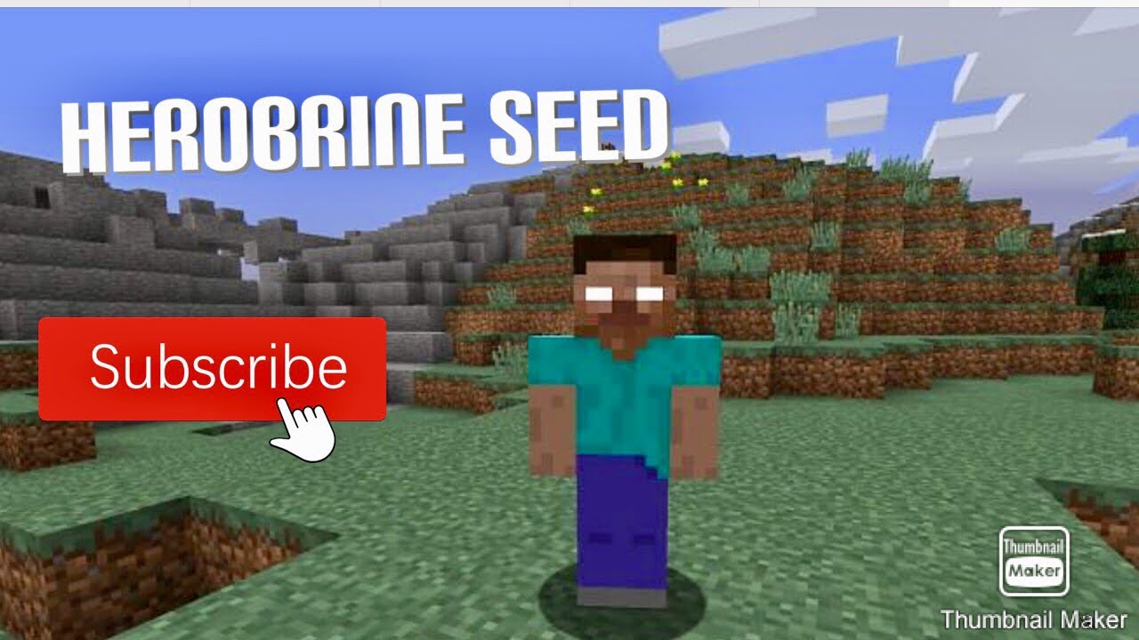 The new Herobrine seed!!! - YouTube