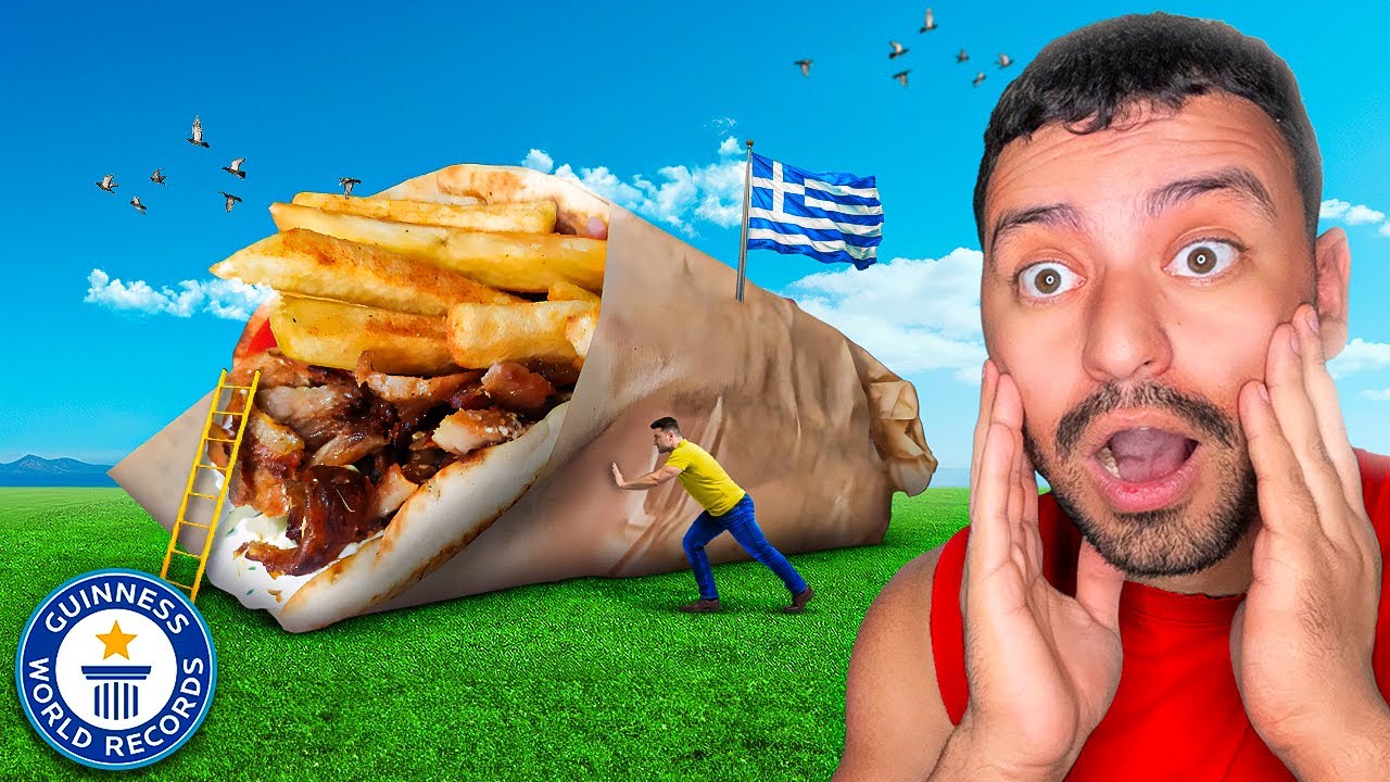 Έφαγα το ΜΕΓΑΛΥΤΕΡΟ Πιτόγυρο της Ελλάδας - YouTube