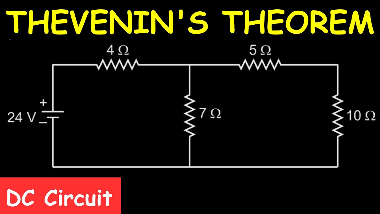 Thevenin's theorem Solved Example | Electric Circuits | Network ...
