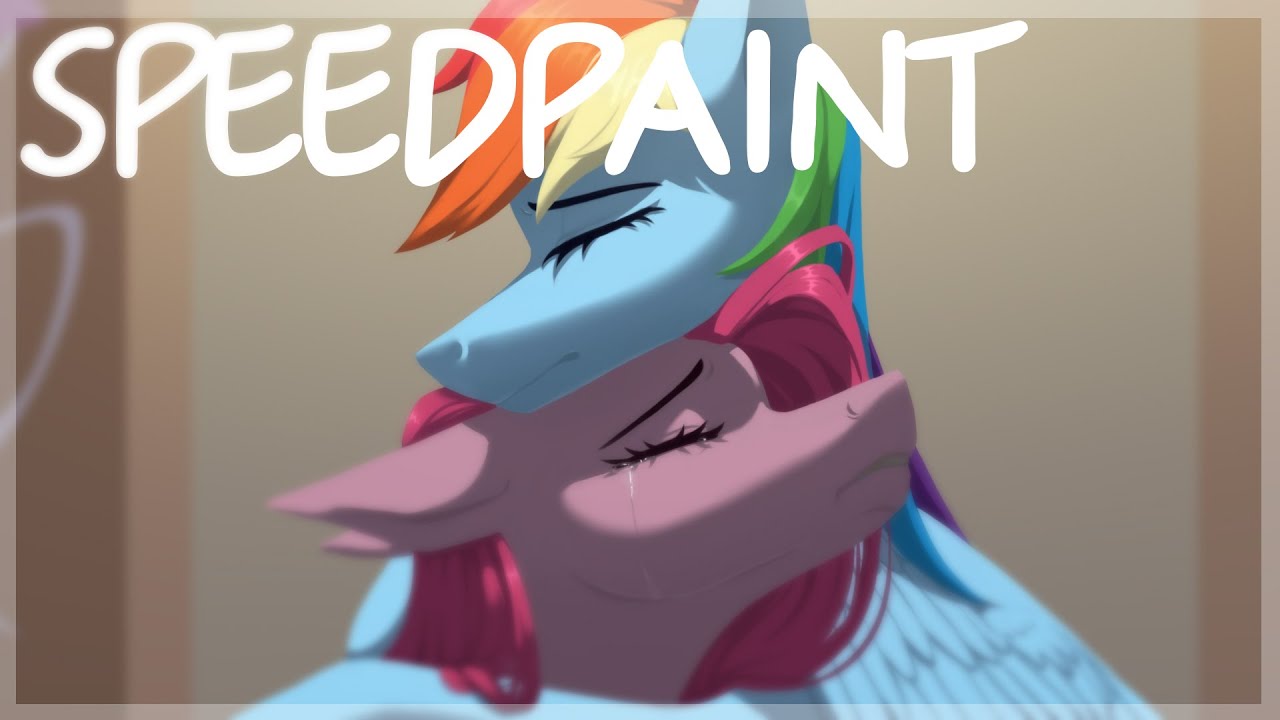 Speedpaint | Pinkamena & Rainbow Dash - YouTube