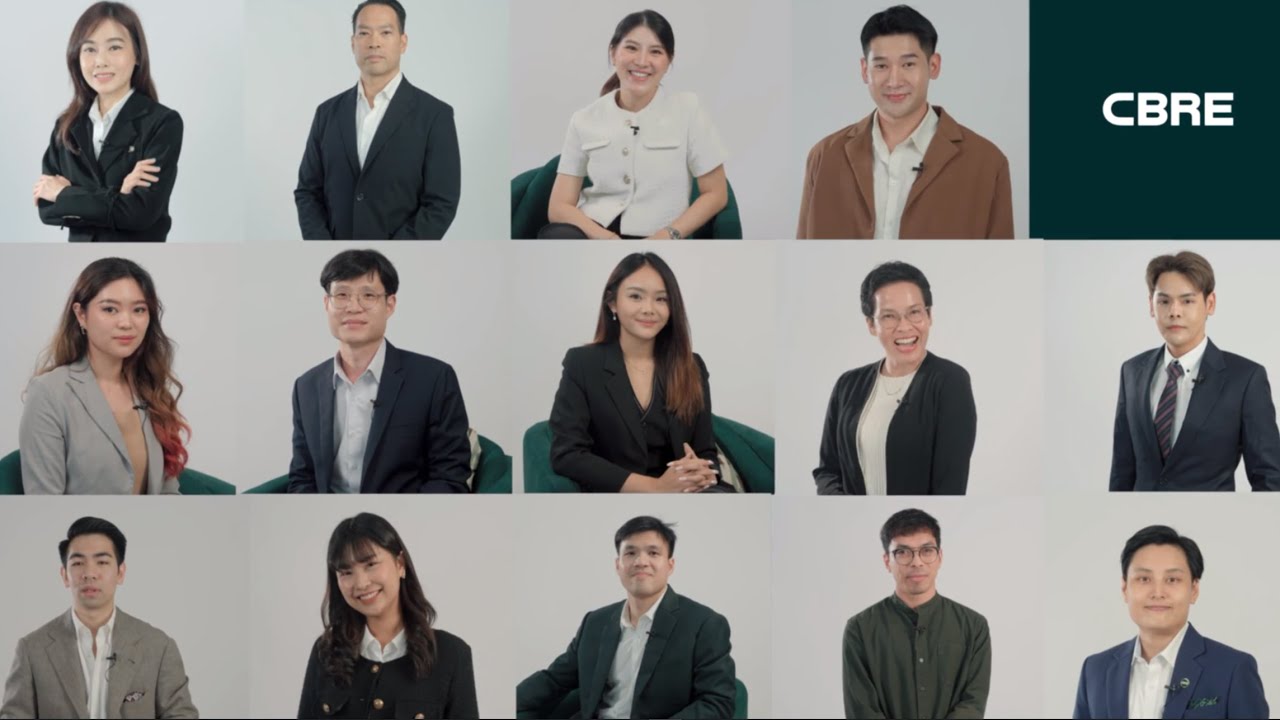 Meet the real people of CBRE Thailand - YouTube