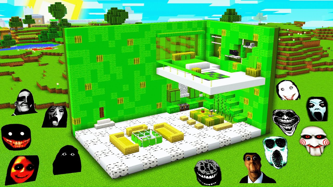 SURVIVAL GIANT WATERMELON BASE JEFF THE KILLER and SCARY NEXTBOTS in ...