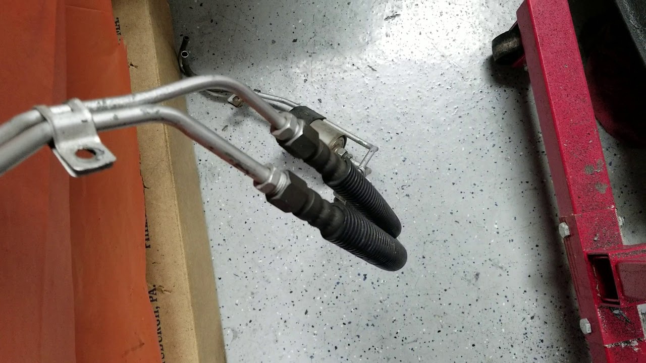 Fiero store stainless steel fuel lines - YouTube