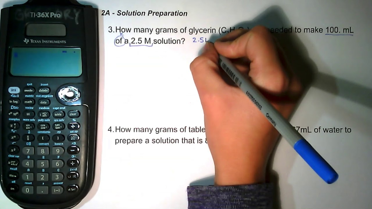 Preparing Solutions - YouTube